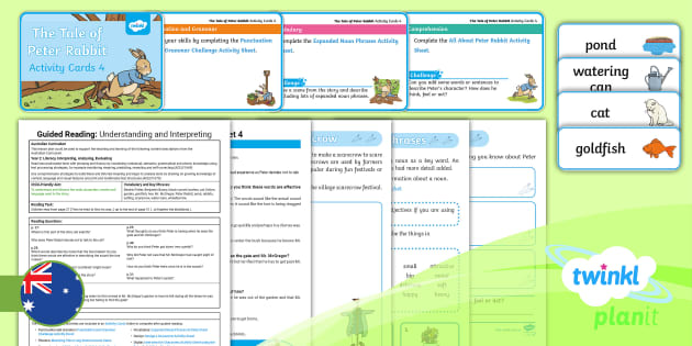 Year 2 The Tale of Peter Rabbit: Guided Reading Session 4