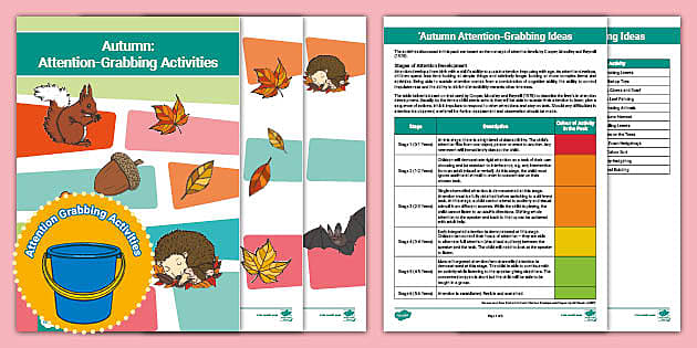 Autumn: Attention-Grabbing Activities (teacher made)