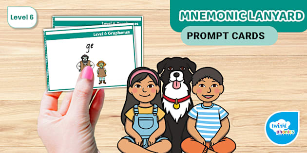 Level 6 Mnemonic Lanyard Prompt Cards