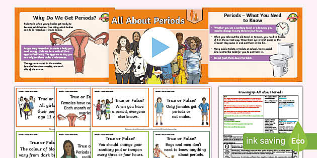 All About Periods KS2 Lesson Pack | PSHE and Citizenship