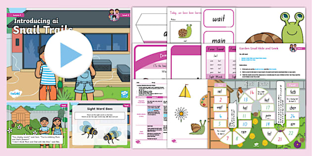 'ai' Lesson Pack - Level 3 Week 4 Lesson 1 - Twinkl