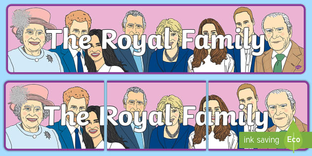 FREE! - The Royal Family Display Banner (teacher made)