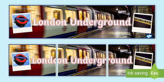 London Underground KS2 Display Banner (teacher made)