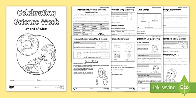 3rd/4th Class Activity Booklet | Twinkl Science Week Themes