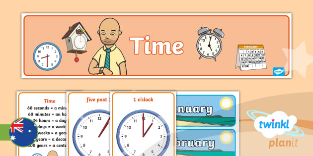 Year 2 Measurement: Time Display Pack (teacher made)