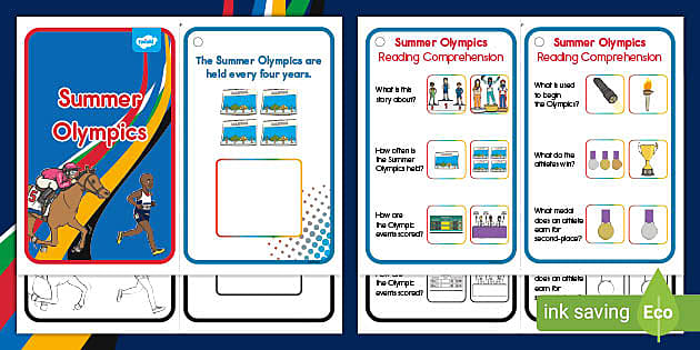 Summer Olympics Adapted Reading | Summer Olympic Resources