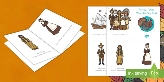 Turkey, Turkey What Do You See? Thanksgiving Emergent Reader - thanksgiving