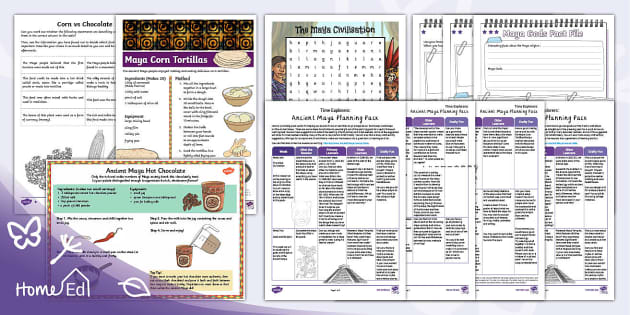 Time Explorers: Ancient Maya Planning Pack (teacher made)