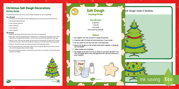 Salt Dough Christmas Decorations | Christmas Crafts - Twinkl