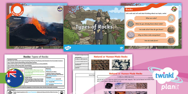 Year 4 Science Rocks Lesson 1 Types of Rocks (teacher made)