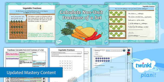 Y3 Recognise and Find Fractions of a Set 2 (teacher made)