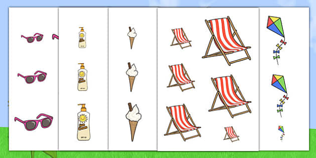 Summer Size Ordering Hecho Por Educadores Twinkl