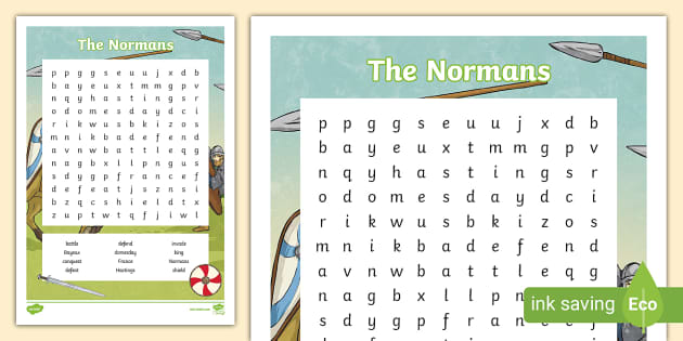 Normans Word Search (teacher made) - Twinkl