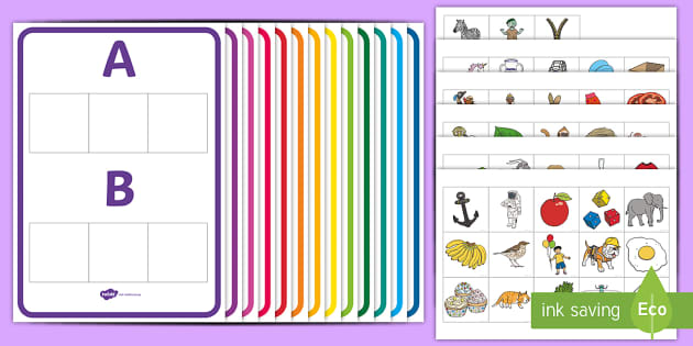 Phonics A - Z Sorting Card Game (teacher made) - Twinkl