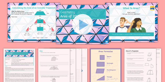 FREE! - Area, Perimeter and Volume Lesson 1: Area of 2D Shapes