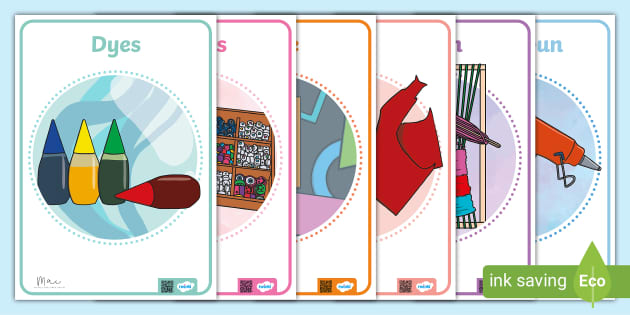 FREE! - Textile Tools Display Posters - Textile Arts FREE! - Textile Tools Display Posters - Textile Arts