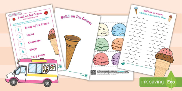 Make Your Own Ice Cream Games for Summer Activities
