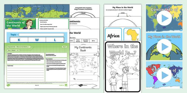 Where in the World Is...? Yr 2 IU Wk 1-2 (teacher made)