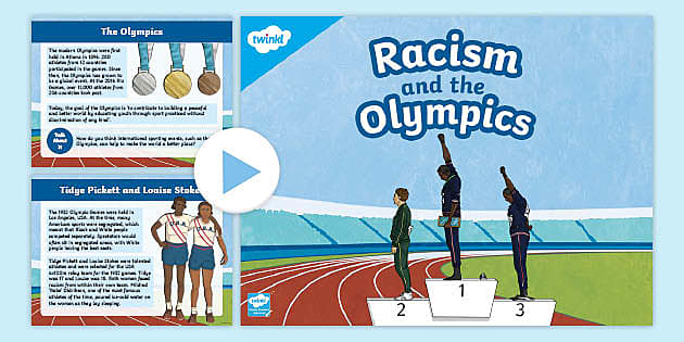 Racism and the Olympics PowerPoint (teacher made) - Twinkl