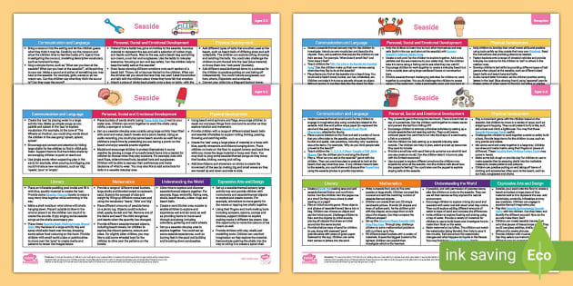 Summer and Seaside Activities for Early Years - Twinkl