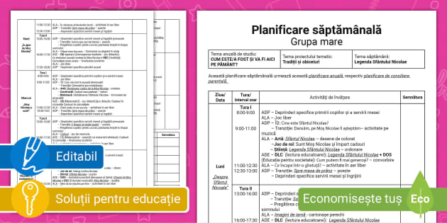 FREE! - Legenda Sfântului Nicolae – Planificare grupa mare