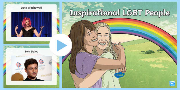 Inspirational LGBT People Photo PowerPoint - CfE - Twinkl