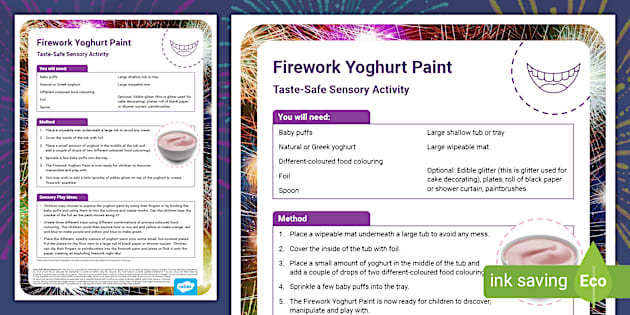 Early Years Firework Activities for Ages 0-5 - Twinkl
