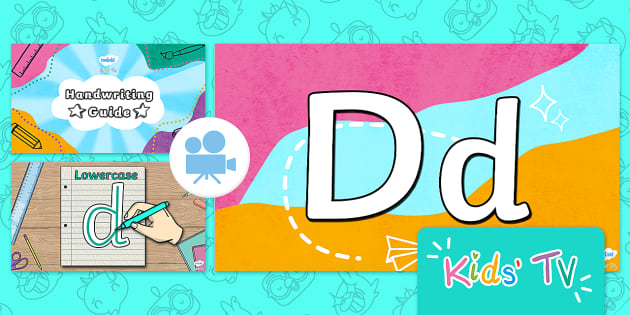 How to Write the Letter D | Handwriting Guide for Kids