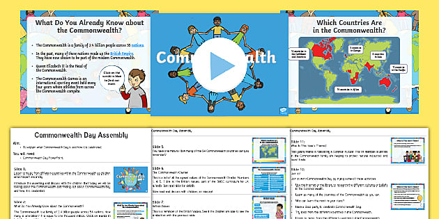 Commonwealth Day Assembly Pack (Teacher-Made) - Twinkl