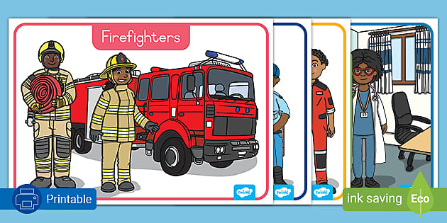Emergency Worker Posters | South Africa | Classroom Display