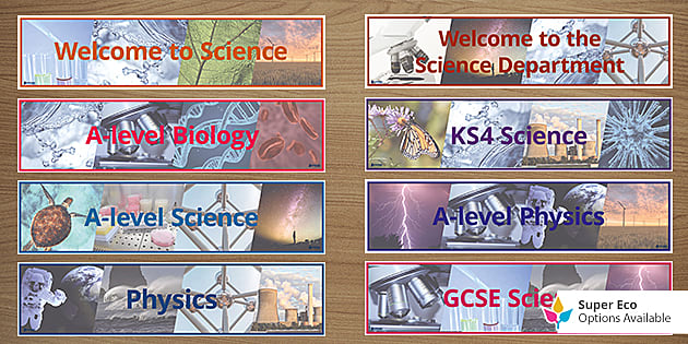 * NEW * Secondary Science Display Banners | Beyond - Twinkl