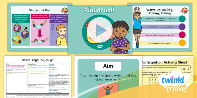 👉 Playdough-theme Dance and Movement Lesson Plan | Twinkl Move