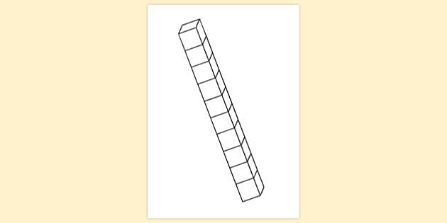 FREE! - 10 Block Colouring Sheet | Colouring Sheets - Twinkl