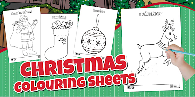 Santa Colouring Pages – Fun and Festive Classroom Activities
