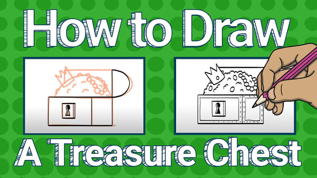 How to Draw a Treasure Chest | Twinkl Kid's TV
