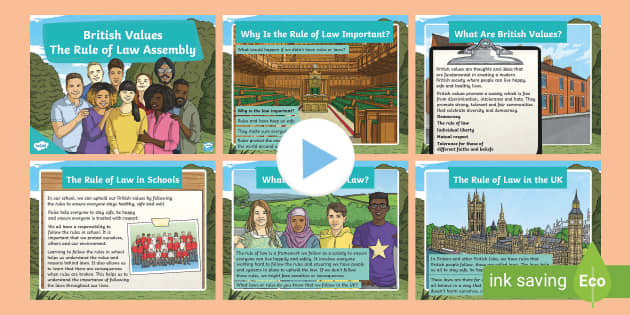 The Rule of Law Whole-School Assembly Pack (teacher made)