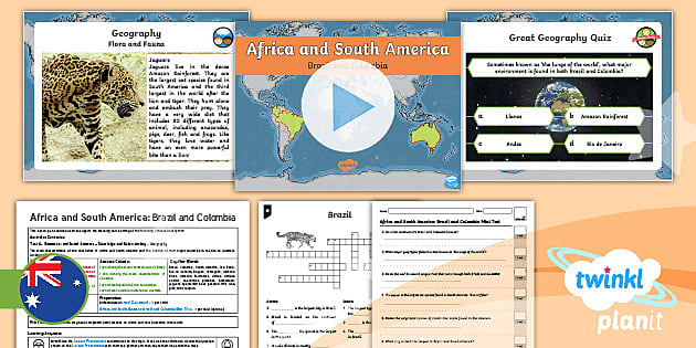 Year 4 HASS Geography Africa and South America Lesson 6