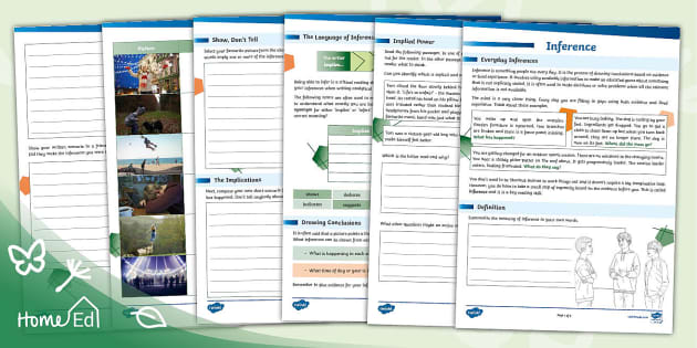 Secondary English Cheat Sheet: Inference - Twinkl Secondary English Cheat Sheet: Inference - Twinkl