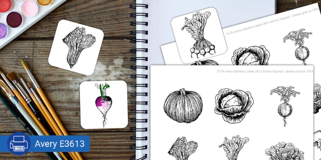 Mindfulness Colouring - Autumn and Winter Vegetables