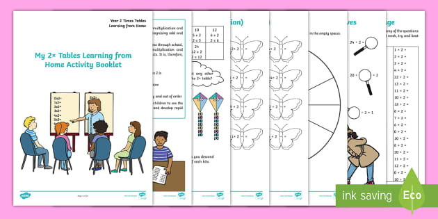 Two Times Table Activity Booklet (Teacher-Made) - Twinkl