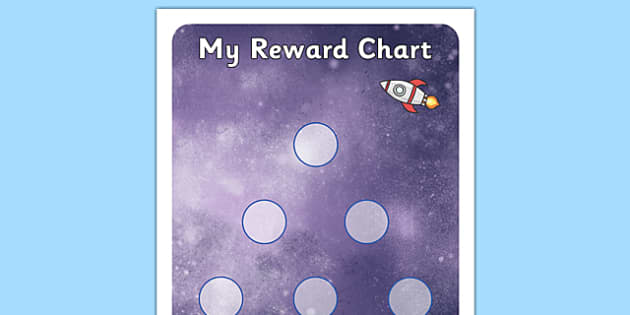 Space Small Sticker Reward Chart (teacher made) - Twinkl