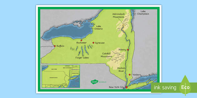 New York State Map