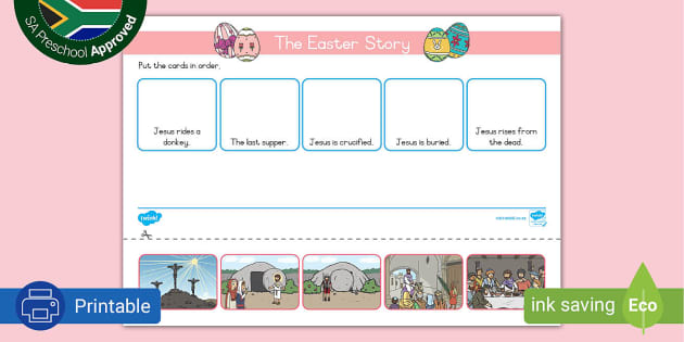 Easter Story Ordering Activity | Preschool Resources