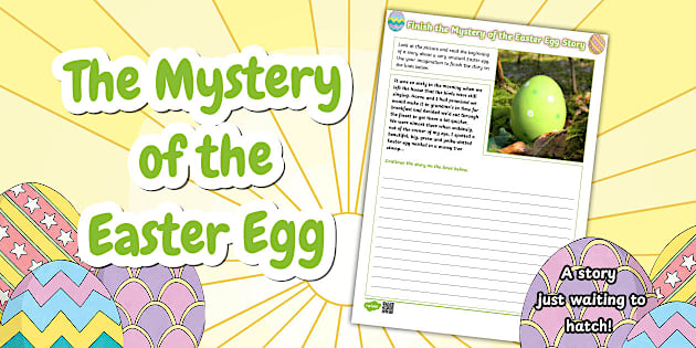 Finish the Mystery of the Easter Egg Story Worksheet