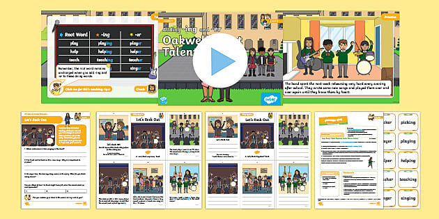 Adding -er and -ing Lesson Pack - Level 5 Week 26 Lesson 5
