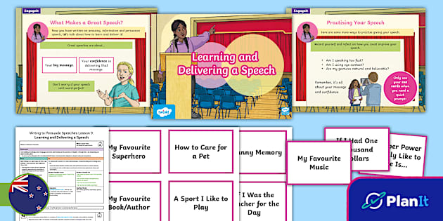 Phase 2 Writing Lesson 9: Learning and Delivering a Speech