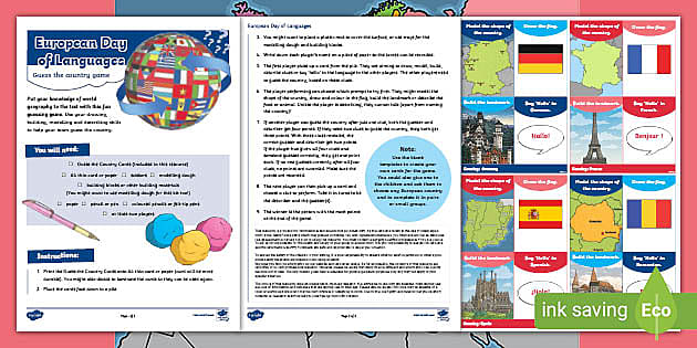 👉 European Day of Languages: Guess the Country Game