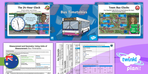 Year 6 Using Units of Measurement: Timetables Lesson 2