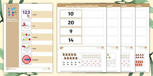 👉 Structured Steps Chinese New Year Count and Match Within 20