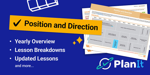 FREE! - 👉 Y1 Position and Direction PlanIt Maths Steps to Progression